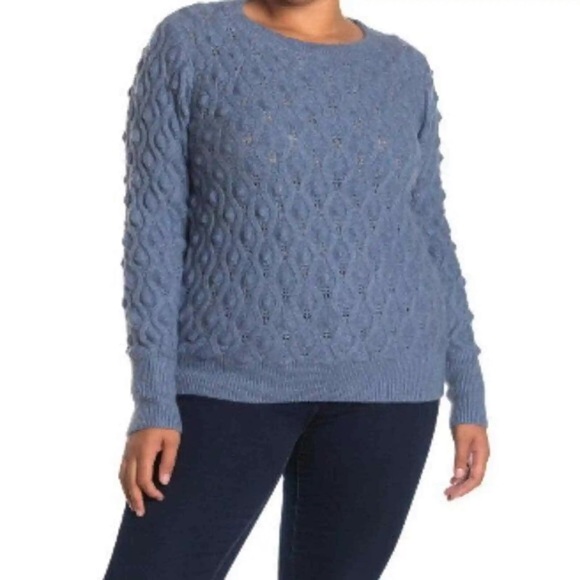 Sweet Romeo | Sweaters | Sweet Romeo Diamond Popcorn Textured Sweater ...